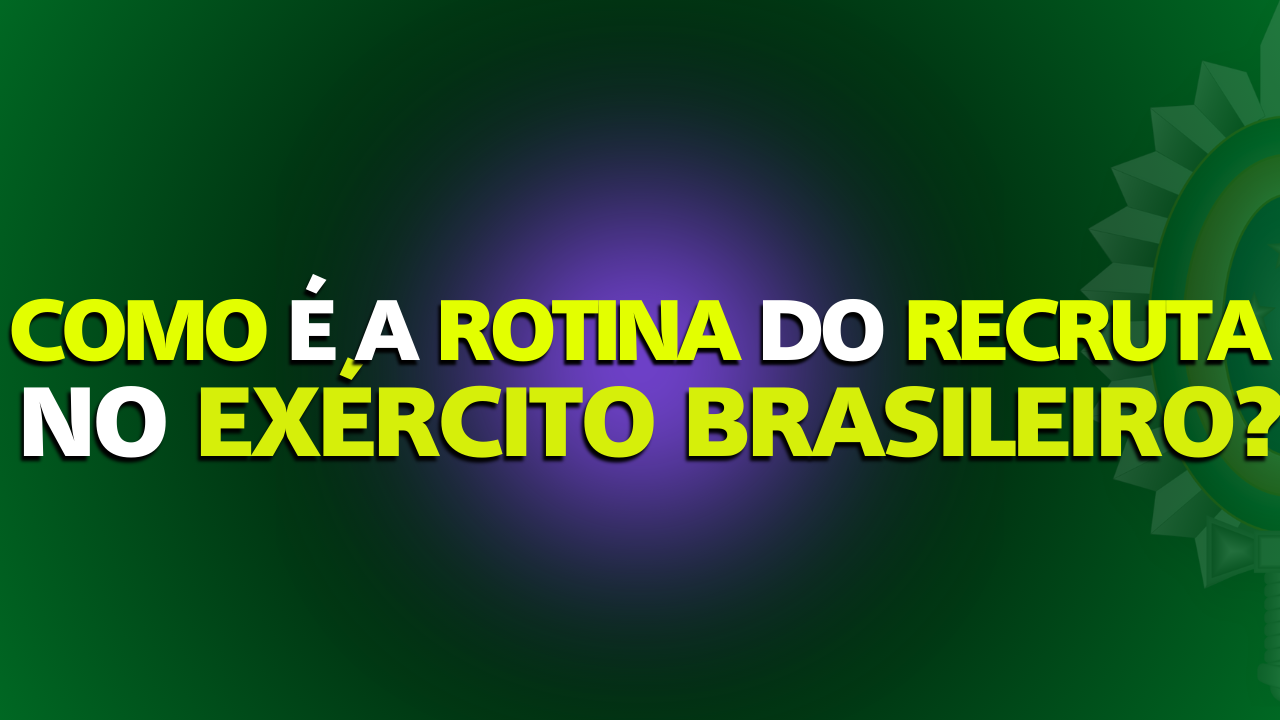 Como é a Rotina do Recruta no Internato do Exército Brasileiro: Um Guia ...